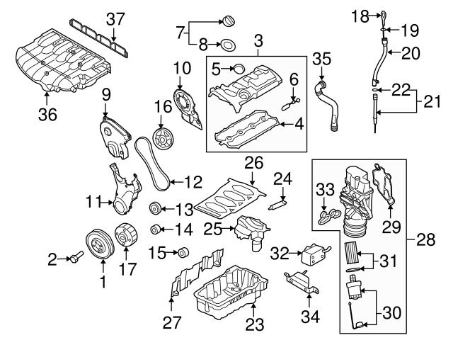 Genuine VW/Audi 06F103623E Oil Pan Windage Tray - VW | VW06F103623E