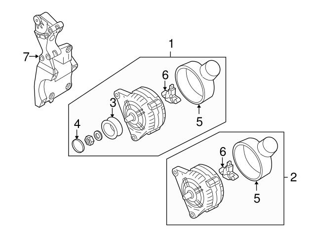 Genuine VW/Audi 06F903803B Voltage Regulator - Audi, VW | 06F903803 ...