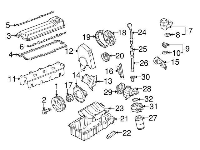 Genuine VW/Audi 06G103429B Valve Cover - VW | 06A103429E 06A103429G ...