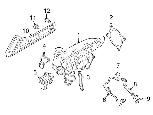 Genuine VW/Audi 06H145778B Turbocharger Oil Line - Audi | AU06H145778B