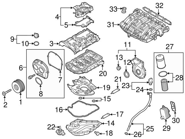 Genuine VW/Audi 06K103485A Oil Filler Cap - Audi, VW | VW06K103485A