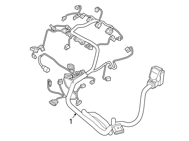 Genuine VW/Audi 06K971627BJ Engine Wiring Harness - VW | VW06K971627BJ
