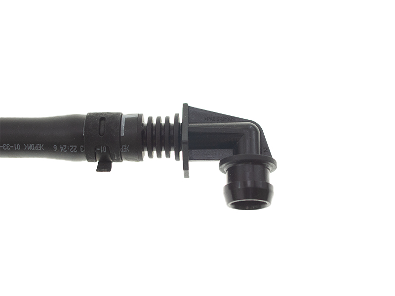 Genuine Audi 06L121081E Engine Coolant Overflow Hose; Rear, Lower ...