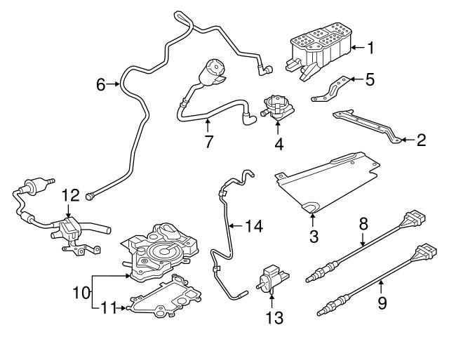 Genuine VW/Audi 06L906262F Oxygen Sensor; Front - Audi | 06L906262D ...