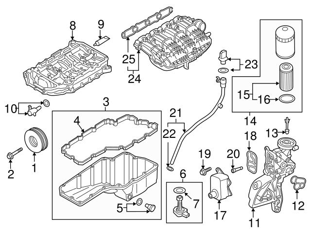 Genuine VW/Audi 06L907660 Oil Level Sender - Audi | 06L907660B AU06L907660