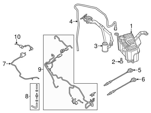 Genuine VW/Audi 06M131055FE Vacuum Hose/Line - Audi | 06M131055EK ...