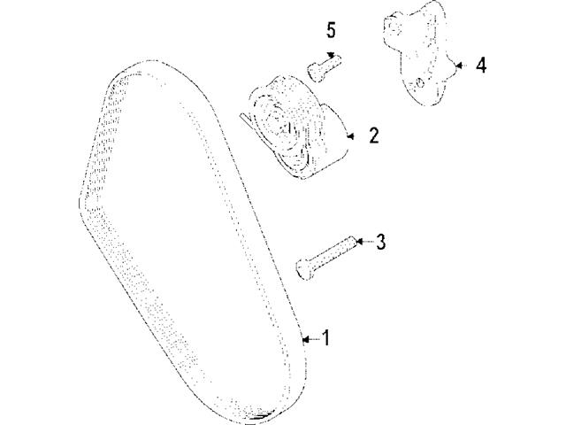 Genuine VW/Audi 06M903133E Belt Tensioner Assembly - Audi | AU06M903133E