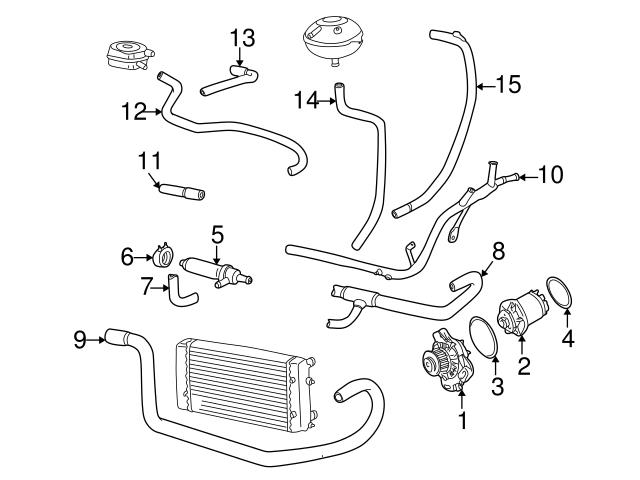 Genuine VW/Audi 074121005M Water Pump - VW | 074121005MX 074121005N ...