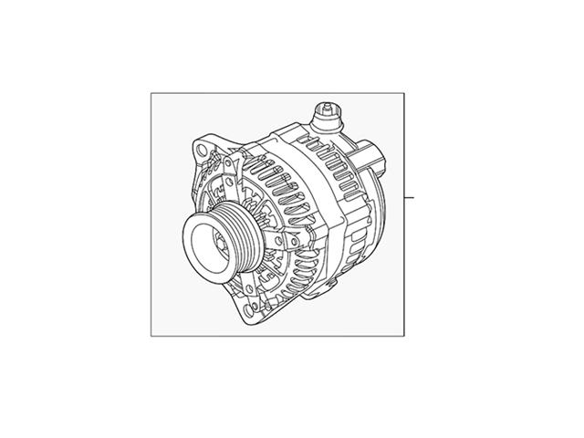 Genuine VW/Audi 077903015R Alternator - Audi | AU077903015R