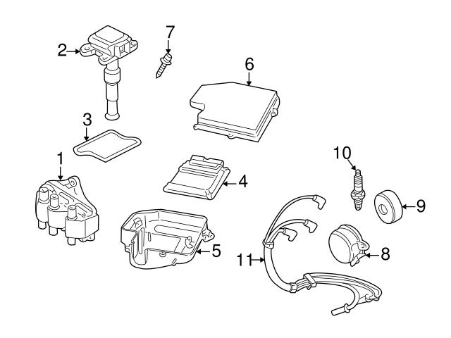 Genuine VW/Audi 078905234F Crankshaft Angle Sensor Blade; Left, Right ...