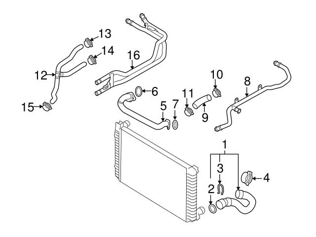 Genuine VW/Audi 079121065BA Coolant Pipe - Audi | AU079121065BA