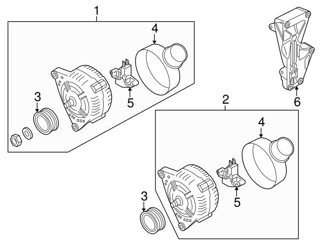 Genuine VW/Audi 079903119 Alternator Pulley - Audi | 079903119D ...