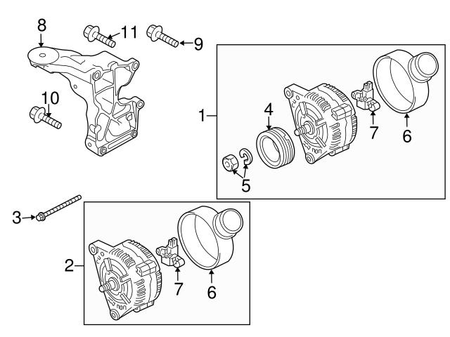 Genuine VW/Audi 079903119G Alternator Pulley - Audi | AU079903119G