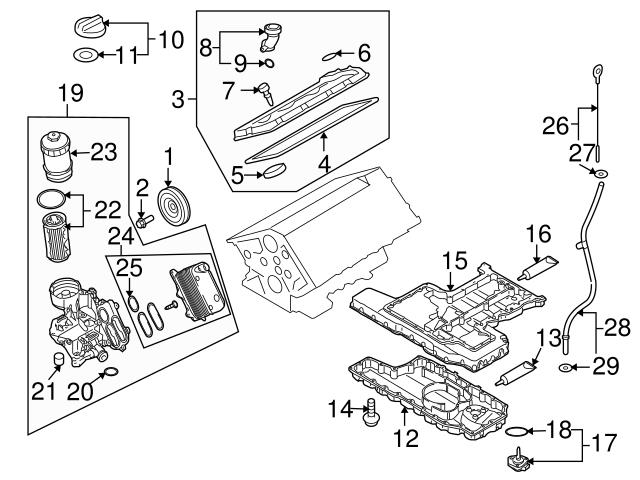 Genuine VW/Audi 07C103484C Valve Cover Gasket; Right - Audi, VW ...