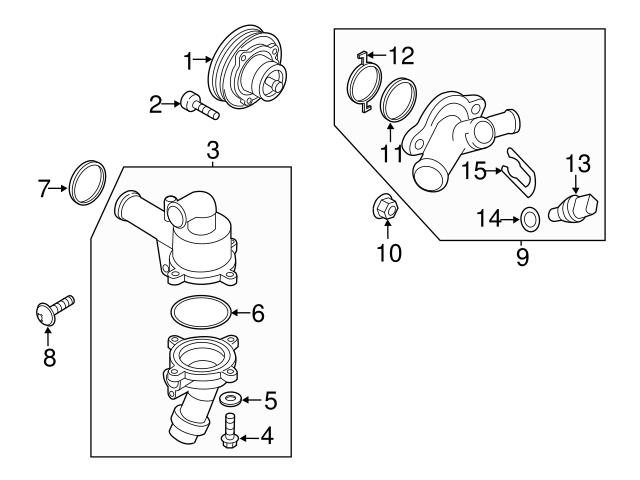 Find Lowest Price On Audi TT Water Pump - Genuine VW/Audi, Bosch, Graf