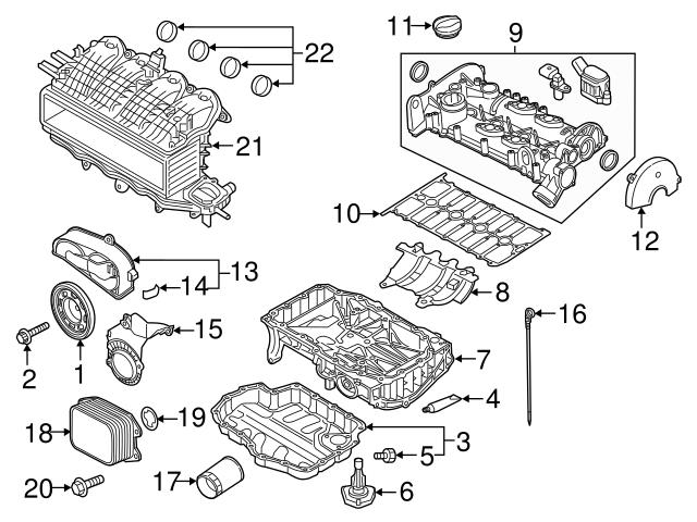 Genuine VW/Audi 07P907660 Oil Level Sender - Audi | AU07P907660