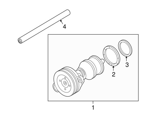 Genuine VW/Audi 07Z121011 Water Pump - VW | 07Z121011X VW07Z121011