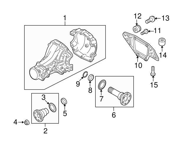 Genuine VW/Audi 08V525583 Axle Shaft Seal - Audi | AU08V525583