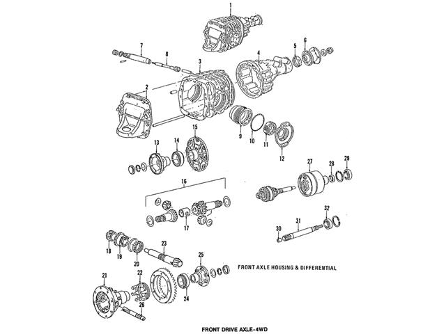 Genuine VW/Audi 091517185D Differential Pinion Bearing; Rear Inner ...