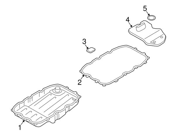 Genuine VW/Audi 09D321361A Auto Trans Oil Pan - Audi, VW | 09D321361 ...