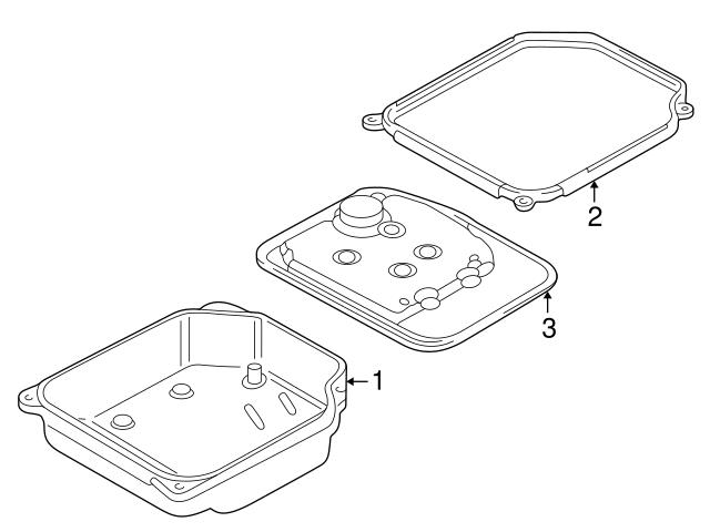 Genuine VW/Audi 09G325429 Auto Trans Filter - Audi, VW | VW09G325429