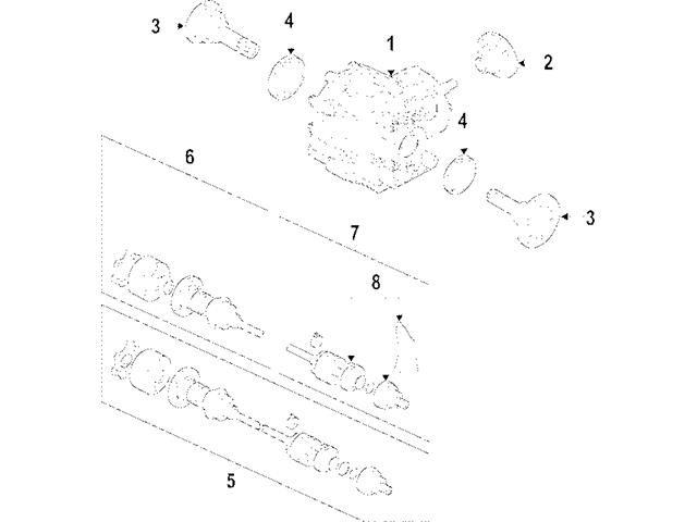 Genuine VW/Audi 0A6409351L Axle Shaft - Audi | AU0A6409351L