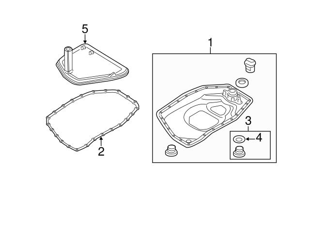 Genuine VW/Audi 0B6321359 Auto Trans Oil Pan - Audi | AU0B6321359