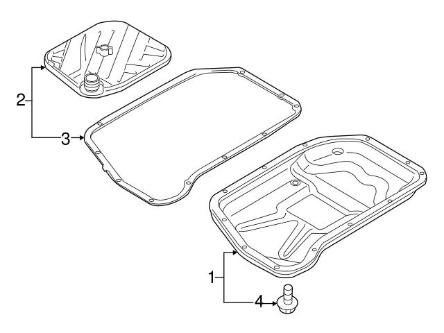 Genuine VW/Audi 0BK321359 Auto Trans Oil Pan - Audi | AU0BK321359