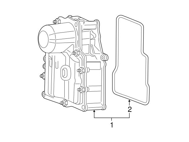 Genuine VW/Audi 0DD325201B Auto Trans Cover - Audi | AU0DD325201B