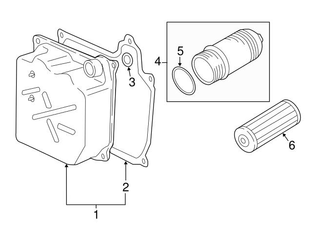 Genuine VW/Audi 0GC325201H Auto Trans Filter O-Ring - Audi, VW ...