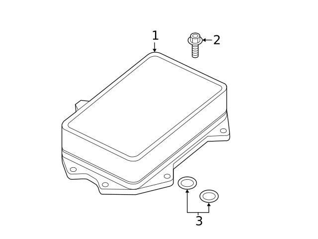 Genuine VW/Audi 0P2103161A Oil Cooler Gasket - Audi | AU0P2103161A