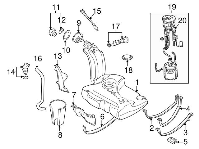 Genuine VW/Audi 1H0919670 Fuel Tank Sending Unit - VW | VW1H0919670