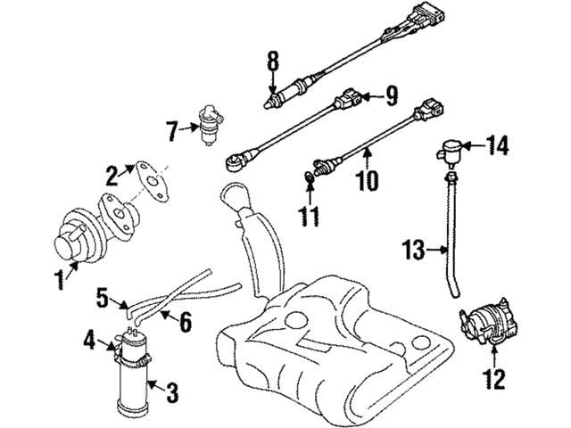 Genuine VW/Audi 1HM201801B Vapor Canister - VW | VW1HM201801B