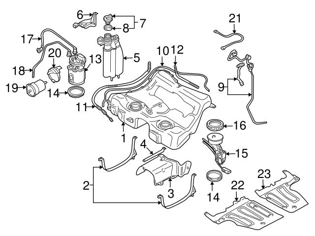 Genuine VW/Audi 1J0201294C Fuel Return Hose SKU: 1383117-VW-1J0201294C ...