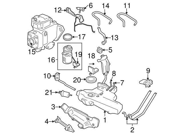 Genuine VW/Audi 1J0919673R Fuel Tank Sending Unit - VW | VW1J0919673R