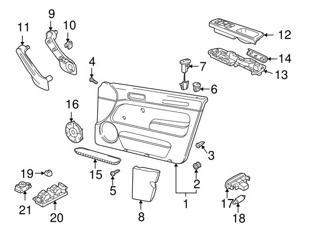 Genuine VW/Audi 1J0947411E Courtesy Light; Left, Right, Front, Rear ...