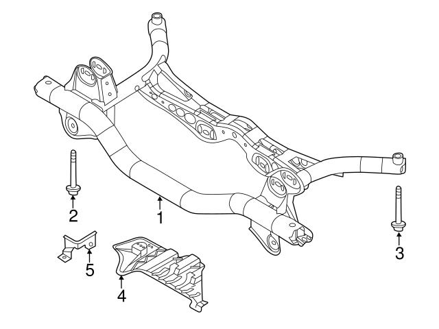 Genuine VW/Audi 1K0501713C Control Arm Heat Shield - VW | VW1K0501713C