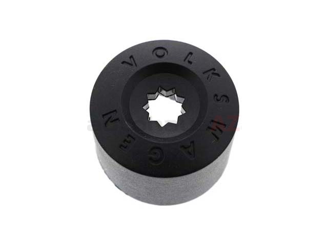 Genuine VW/Audi 1K06011739B9 Wheel Lug Bolt Cap; Black - VW | 1K0601173 ...