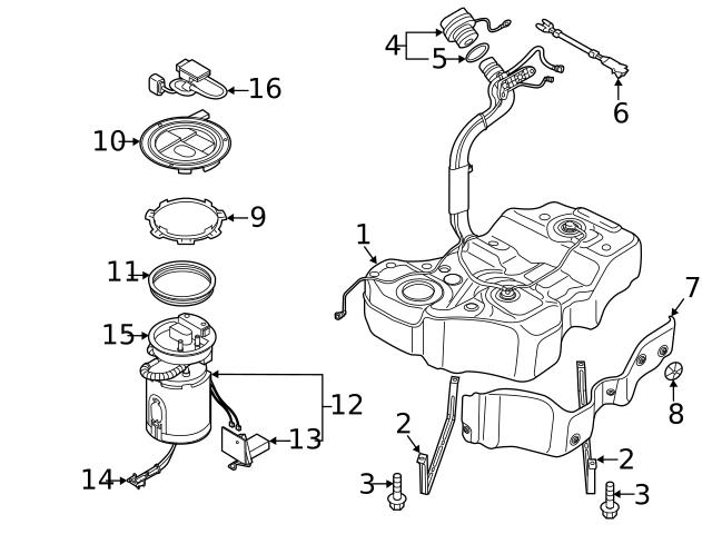 Genuine VW/Audi 1K0906093K Fuel Pump Driver Module - VW | VW1K0906093K
