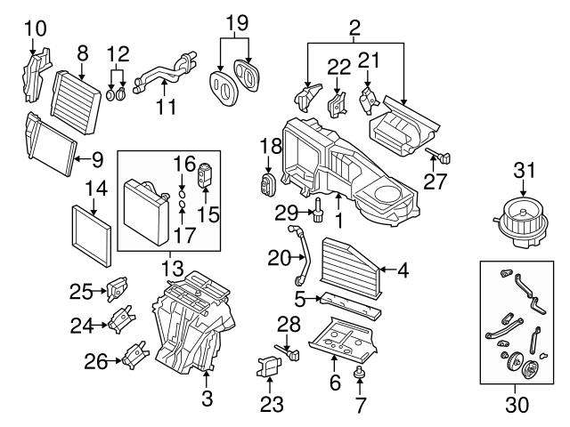 Genuine VW/Audi 1K0907511D HVAC Air Adjustment Control Motor; Upper ...