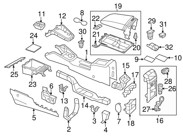 Genuine VW/Audi 1K0919341F9B9 12 Volt Accessory Power Outlet; Rear - VW ...