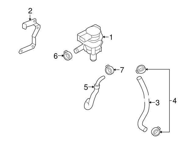 Genuine VW/Audi 1K0965561B Auxiliary Water Pump - VW | VW1K0965561B