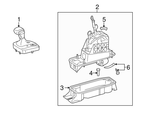 Genuine VW/Audi 1K1713041A Auto Trans Shift Lever - VW | VW1K1713041A