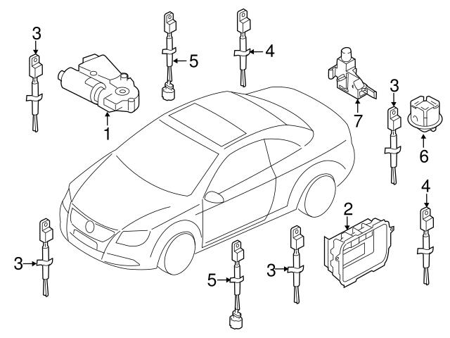 Genuine VW/Audi 1Q0959121C Camshaft Position/Reference Mark Sensor - VW ...
