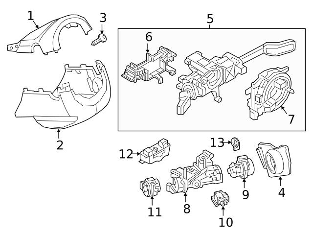 Genuine VW/Audi 2Q0905861A Ignition Immobilizer Module - Audi, VW ...