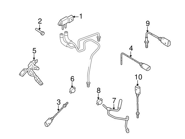 Genuine VW/Audi 3C0131552Q Fuel Pressure Regulator - Audi, VW ...
