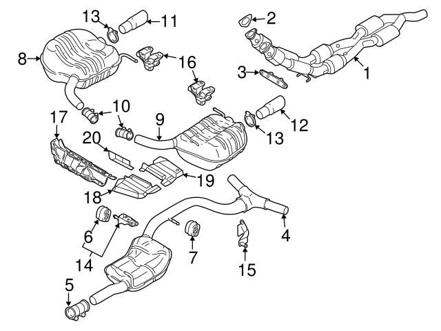 Genuine VW/Audi 3C0253144N Exhaust/Muffler Bracket - VW | VW3C0253144N