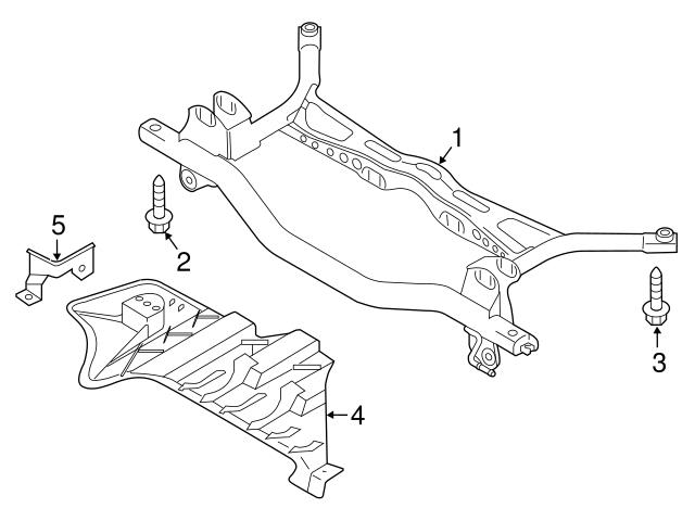 Genuine VW/Audi 3C0501713 Control Arm Heat Shield; Left, Right - VW ...