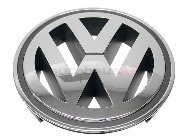 Genuine VW/Audi 3C0853600AMQH Grille Emblem; Chrome/Anthracite - VW ...