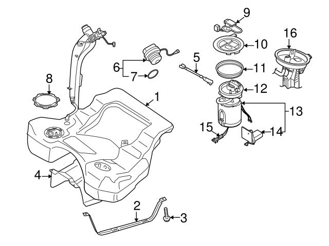 Genuine VW/Audi 3C0919673A Fuel Tank Sending Unit - VW | VW3C0919673A